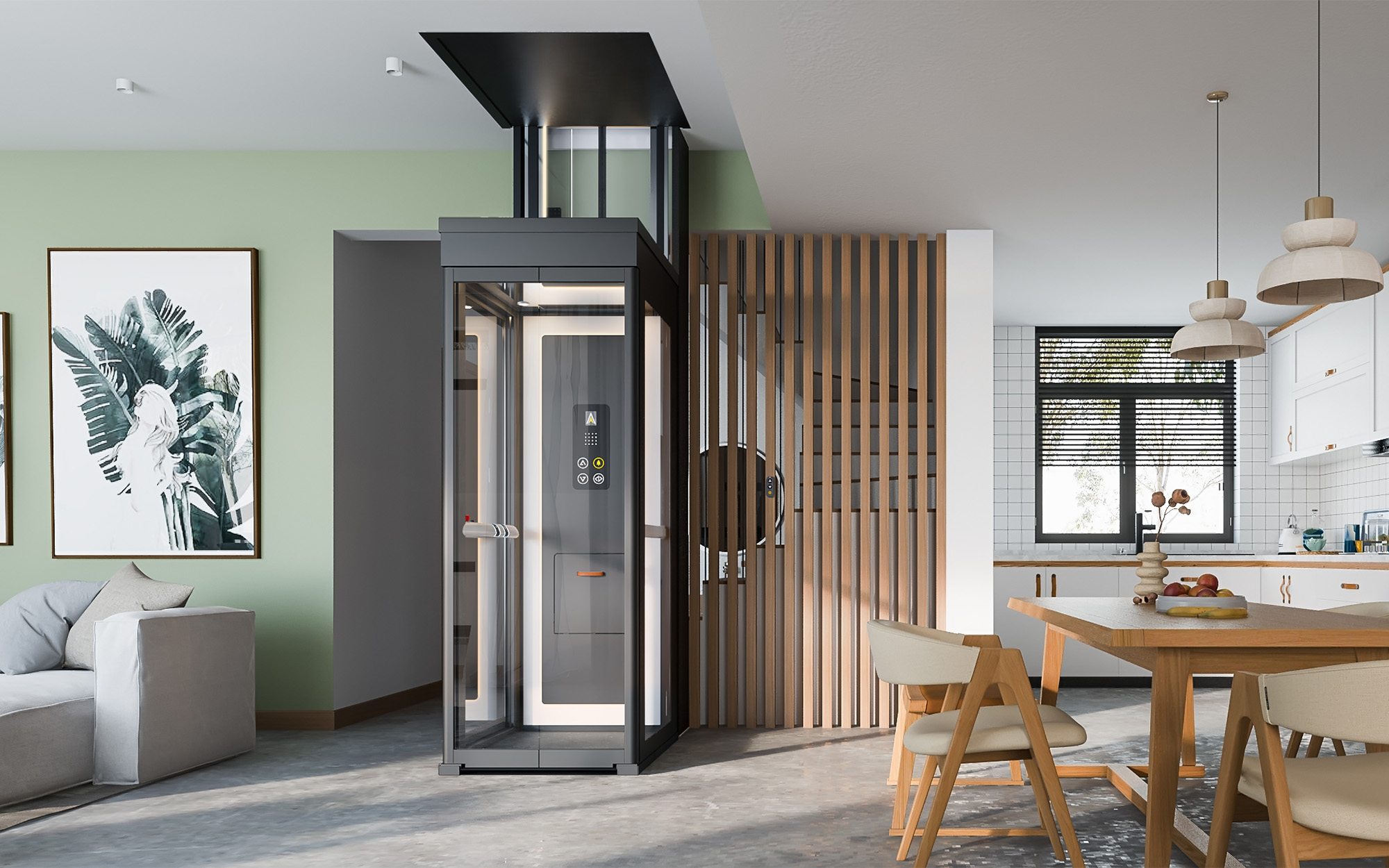 Shaftless Home Elevators | Area Access